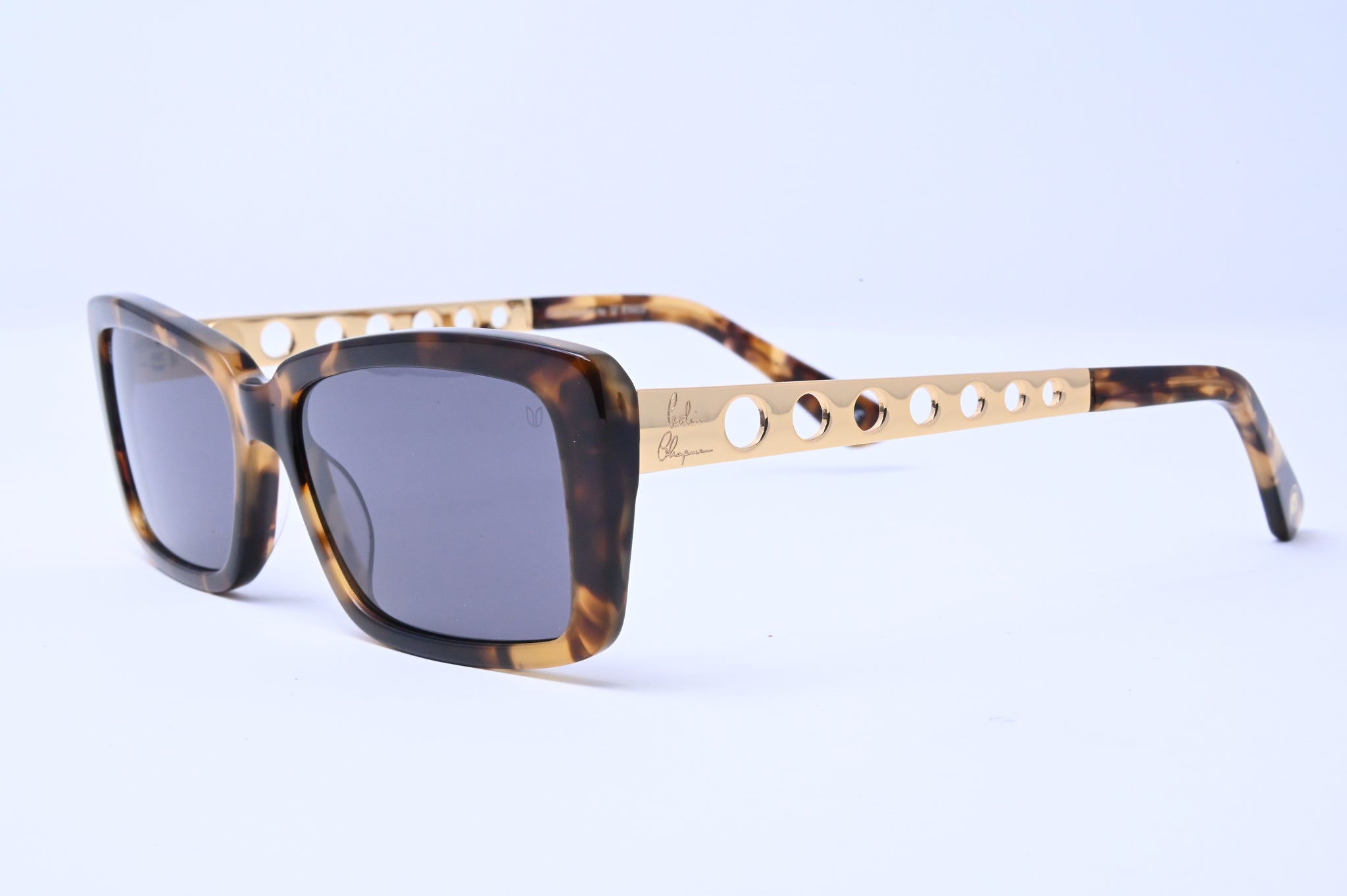 The Chapman Victory - Tortoiseshell In Gold - Cool Grey